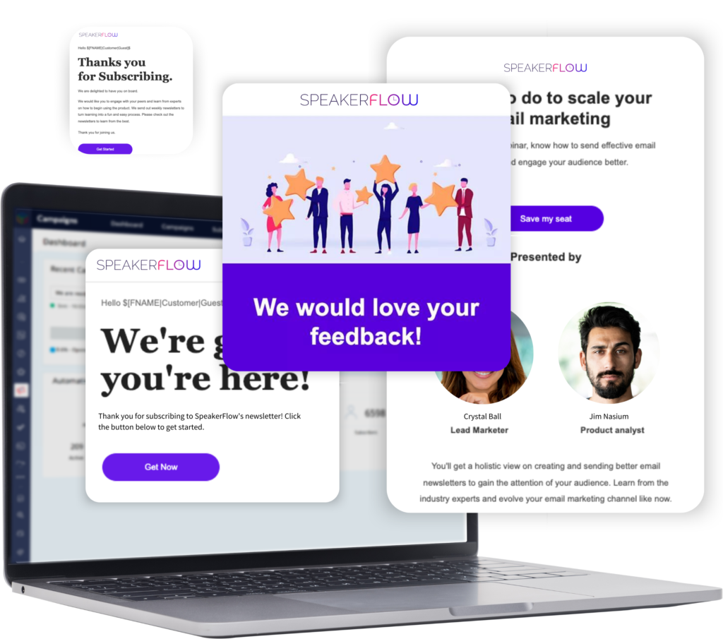 Campaigns Features | SpeakerFlow Operating System