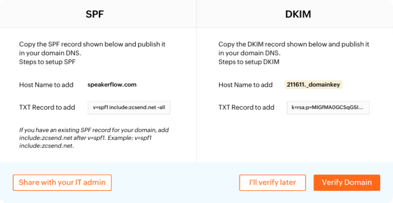 Campaigns Features | SpeakerFlow Operating System