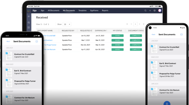 Sign Features | SpeakerFlow Operating System