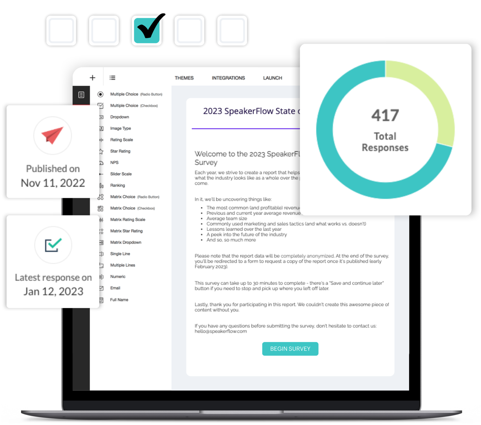 Survey Features | SpeakerFlow Operating System