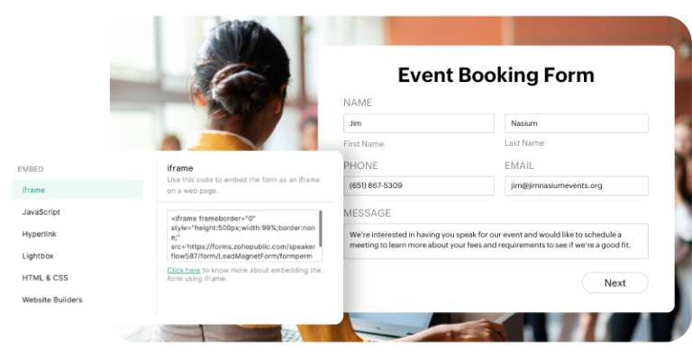 Forms Features | SpeakerFlow Operating System